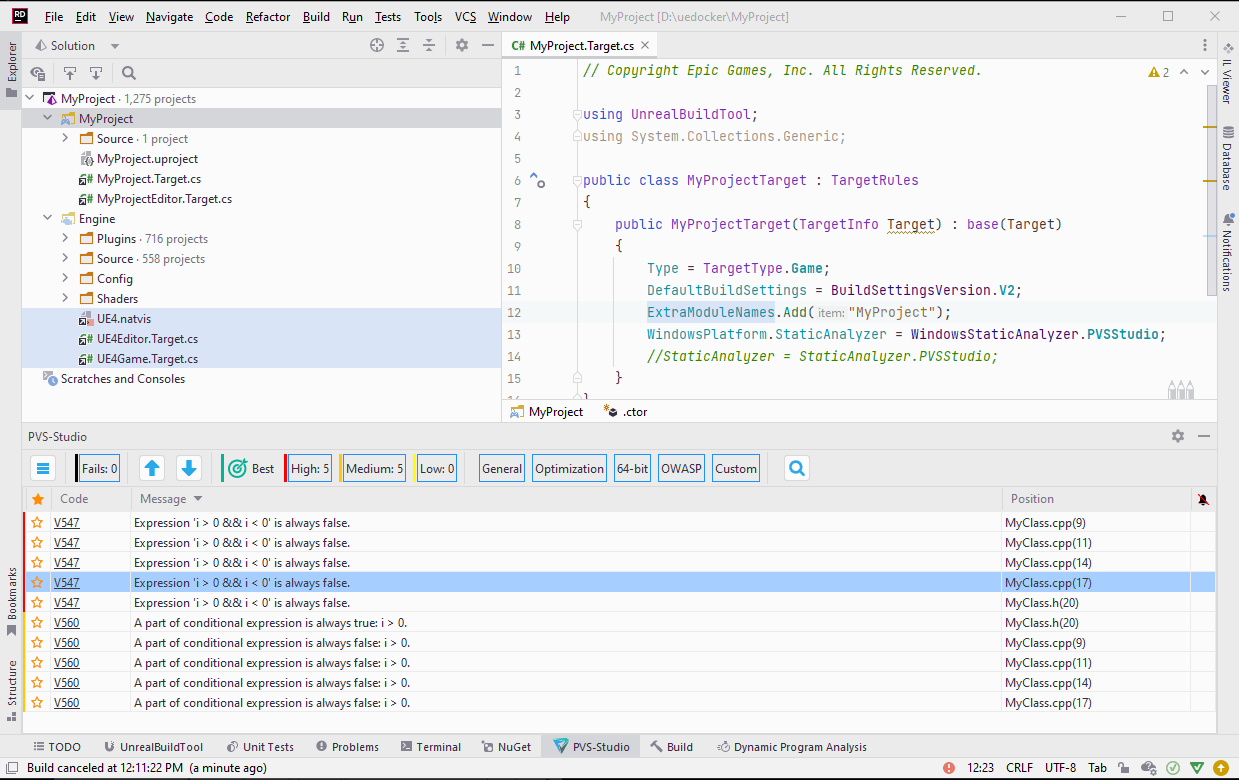PVS-Studio 7.27: check C# code in VS Code, analyze Unreal Engine ...