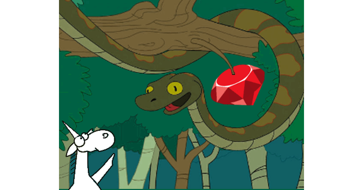 Python and Ruby implementations compared by the error density