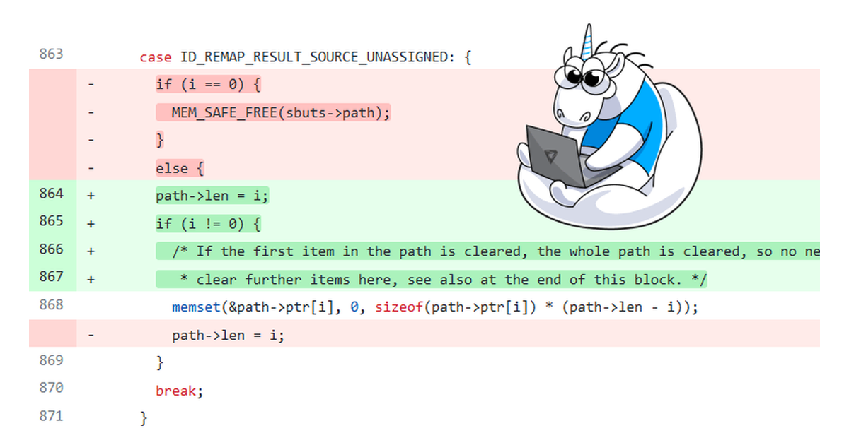 How PVS-Studio prevents rash code changes, example N5